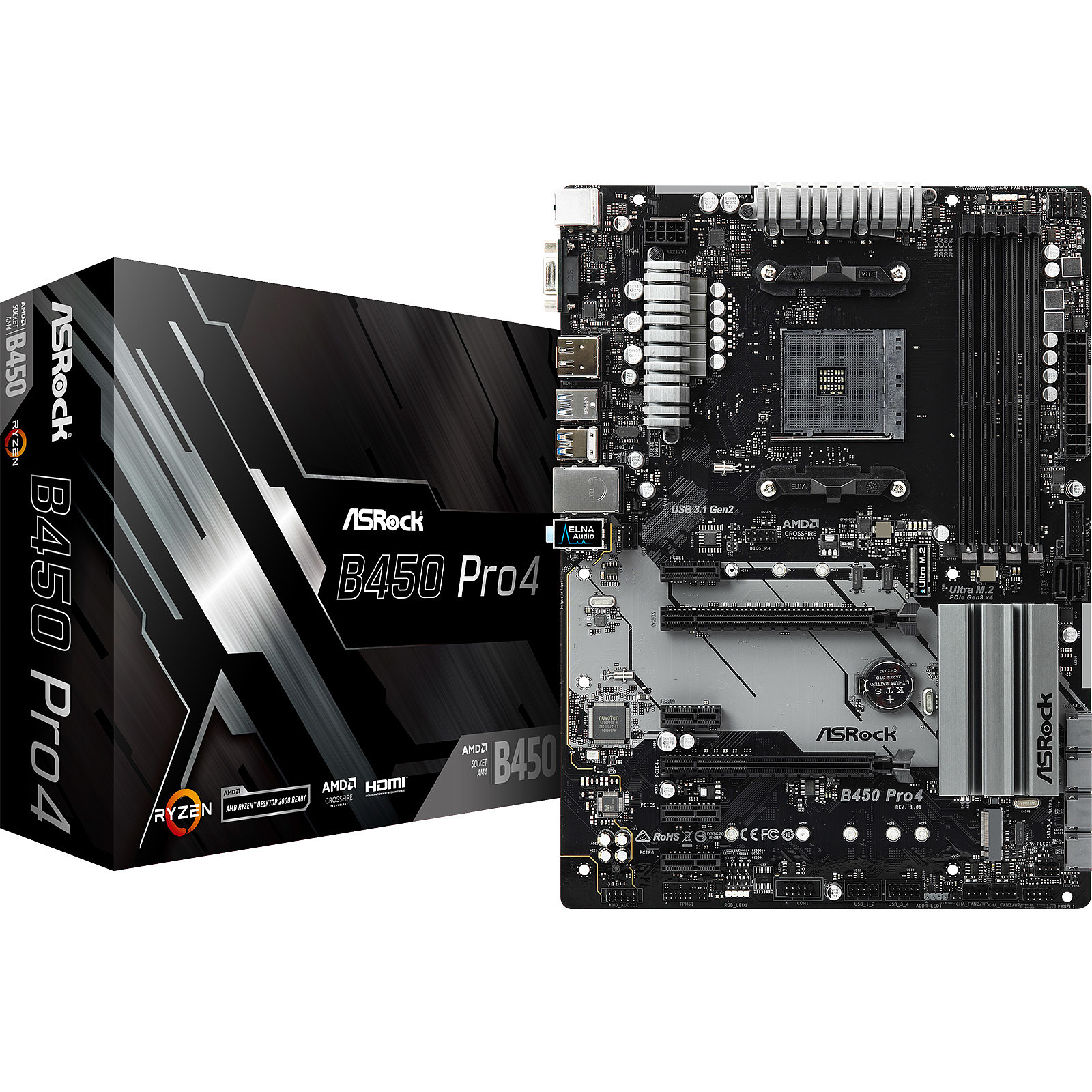MAIN ASROCK B450M PRO4 R20 | Cronet